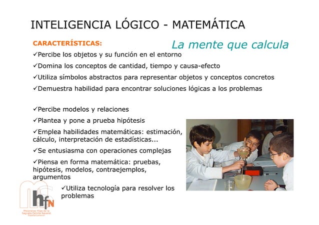 Taller 2 inteligencia lógico matemática | PPT