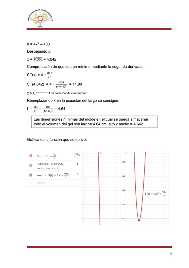 Aplicaciones de la derivada - Cálculo diferencial e integral | PDF ...
