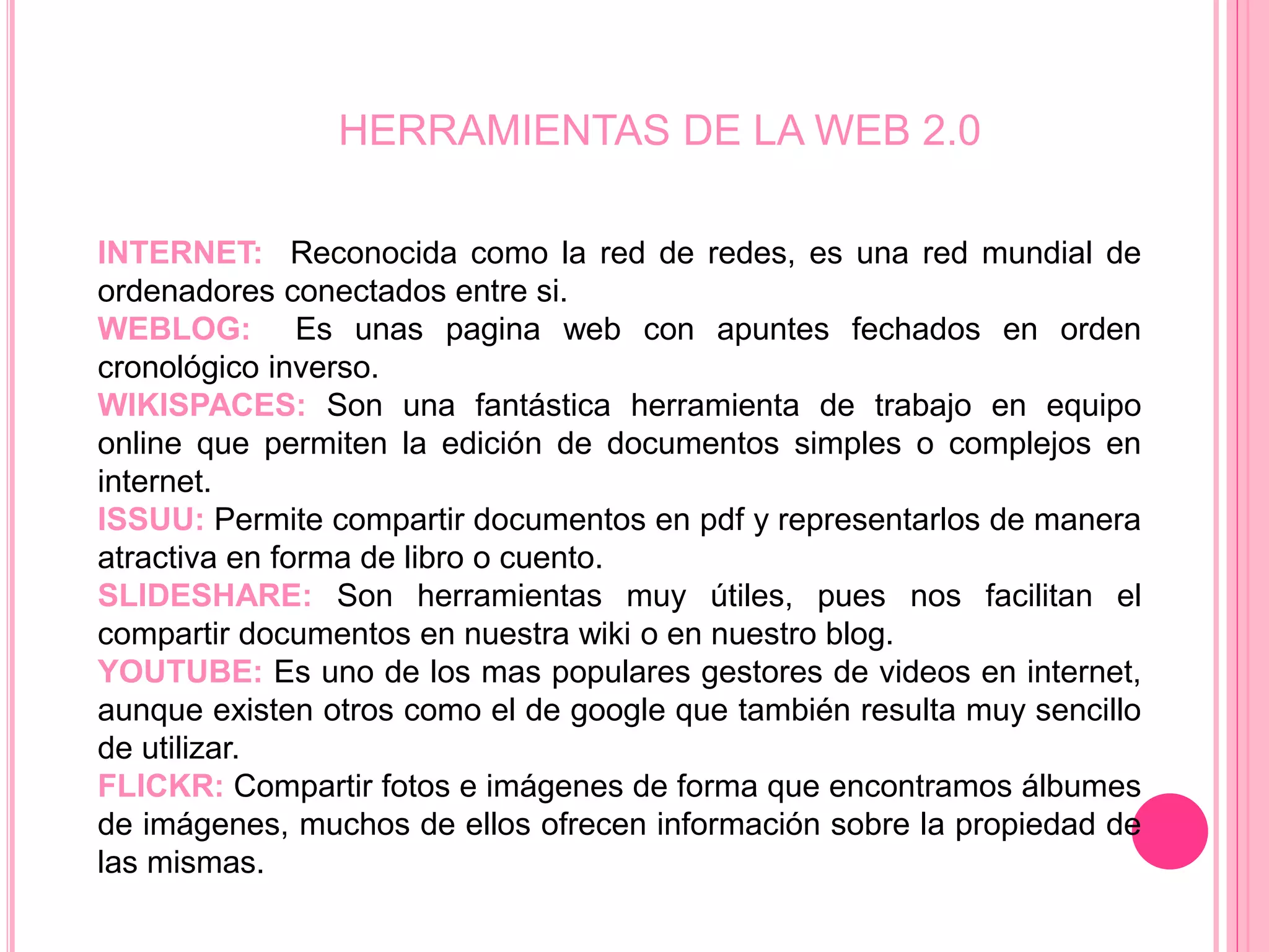 La nube y las herramientas web 2.0 | PPT