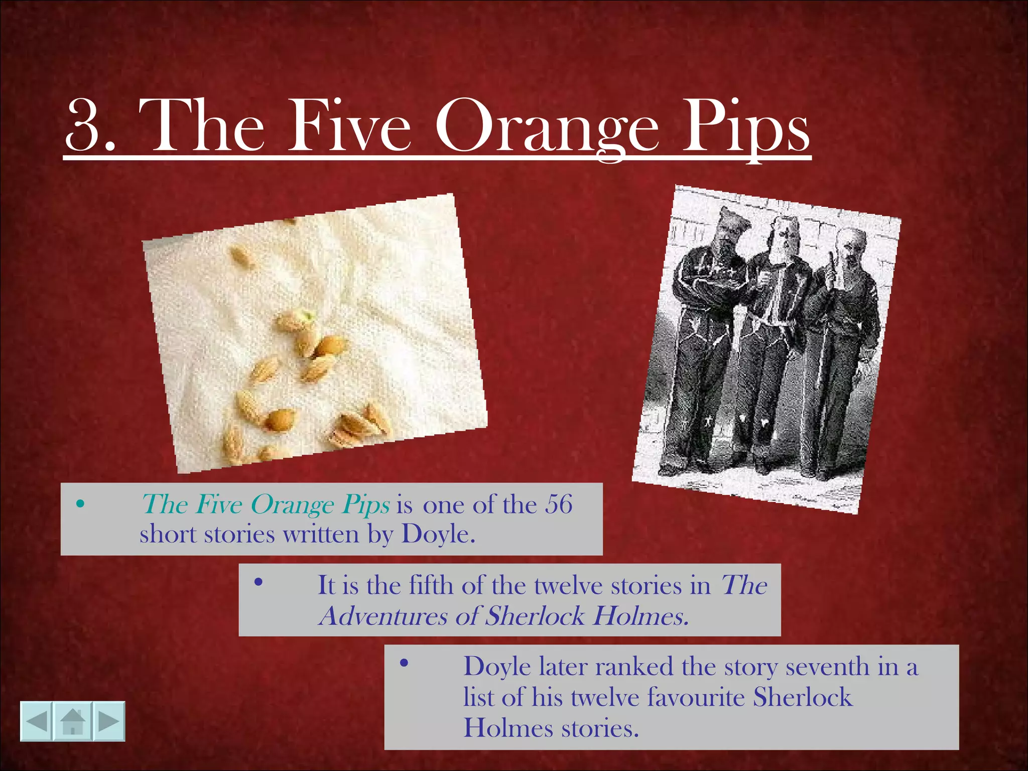 Sherlock Holmes: Short Stories | PPT