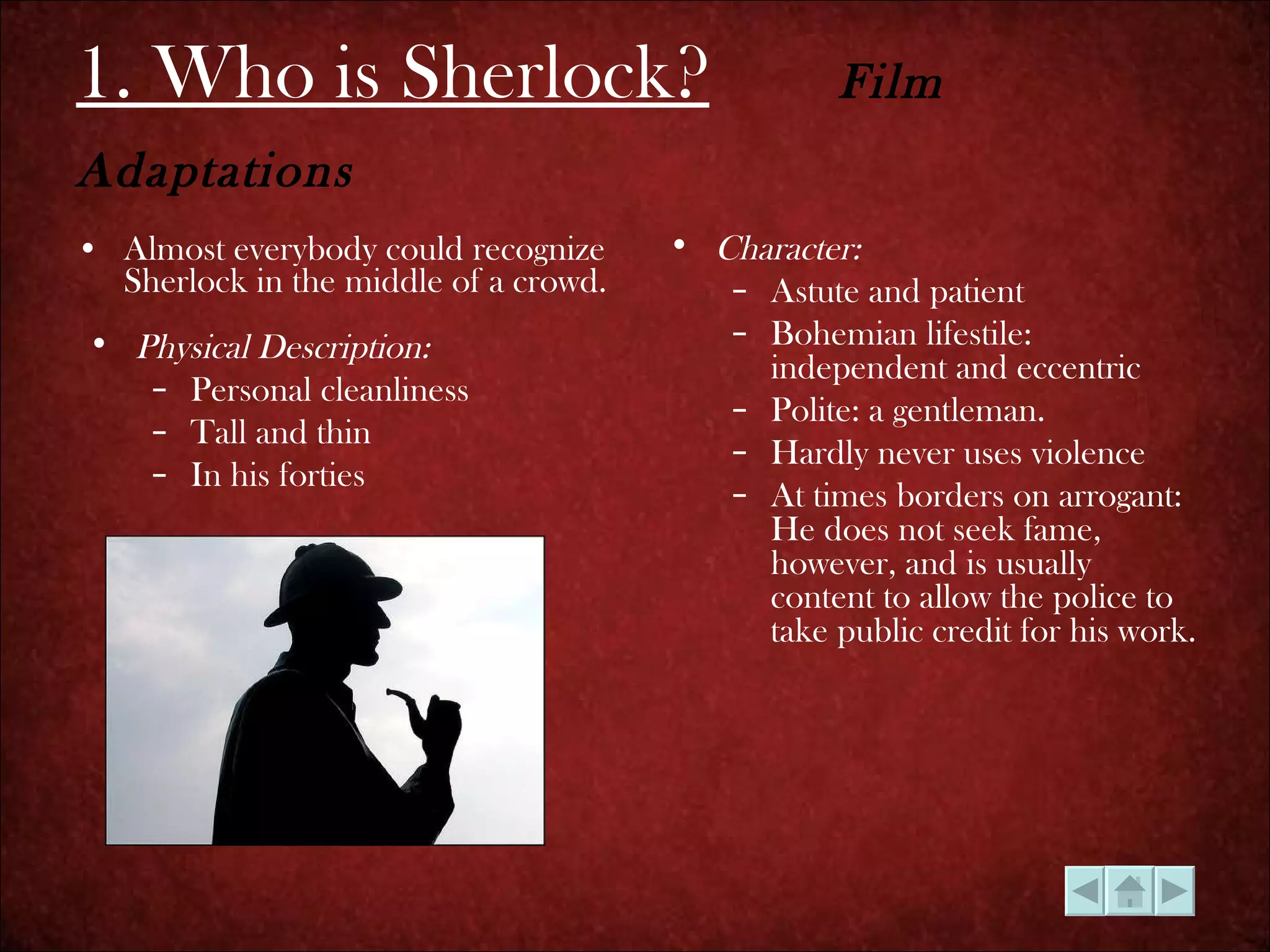 Sherlock Holmes: Short Stories | PPT