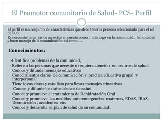 Taller con promotoras comunitarias | PPTX