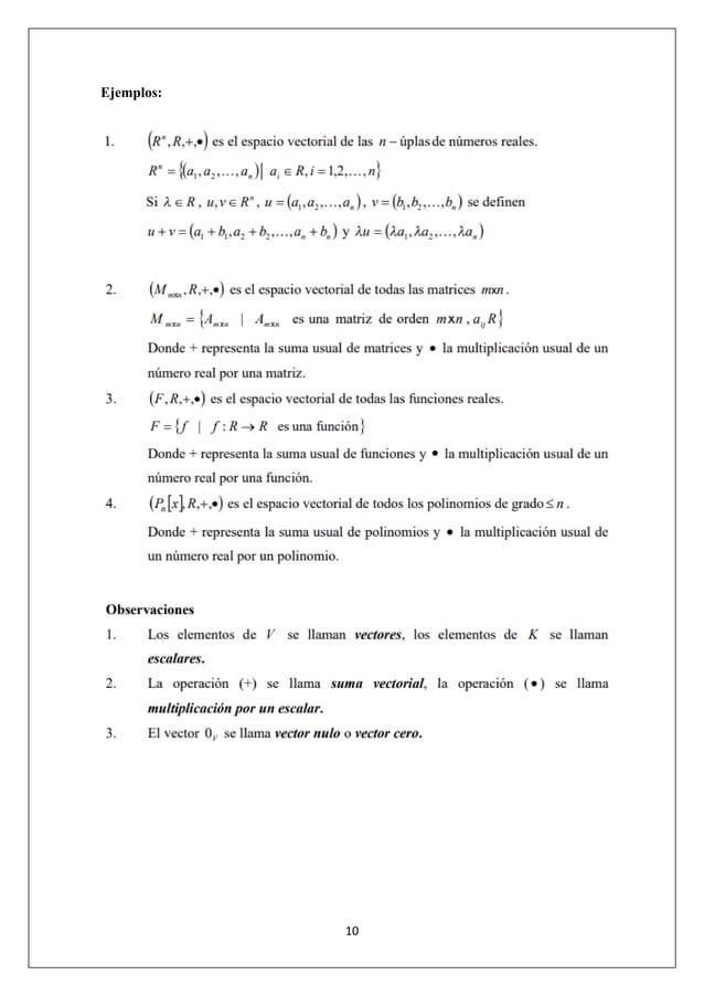 Taller de algebra | PDF