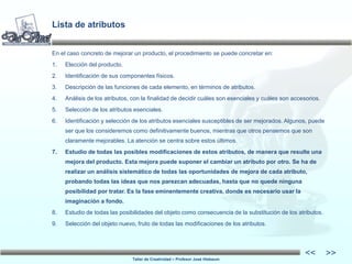 Taller de creatividad - Clase 7 - Escuela Da Vinci - Videojuegos | PPTX