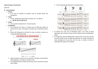 Taller de Guitarra Teoría Musical.docxpd | DOCX