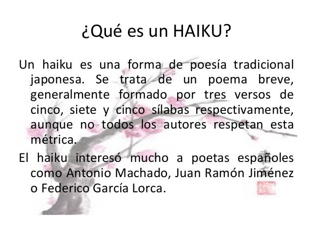 Taller de haikus