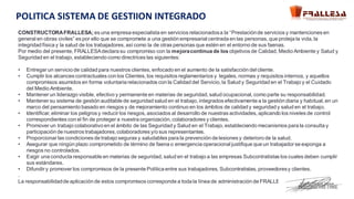 Inducción al Sistema de Gestión Integrado ISO 9001:2015 e ISO 45001: ...
