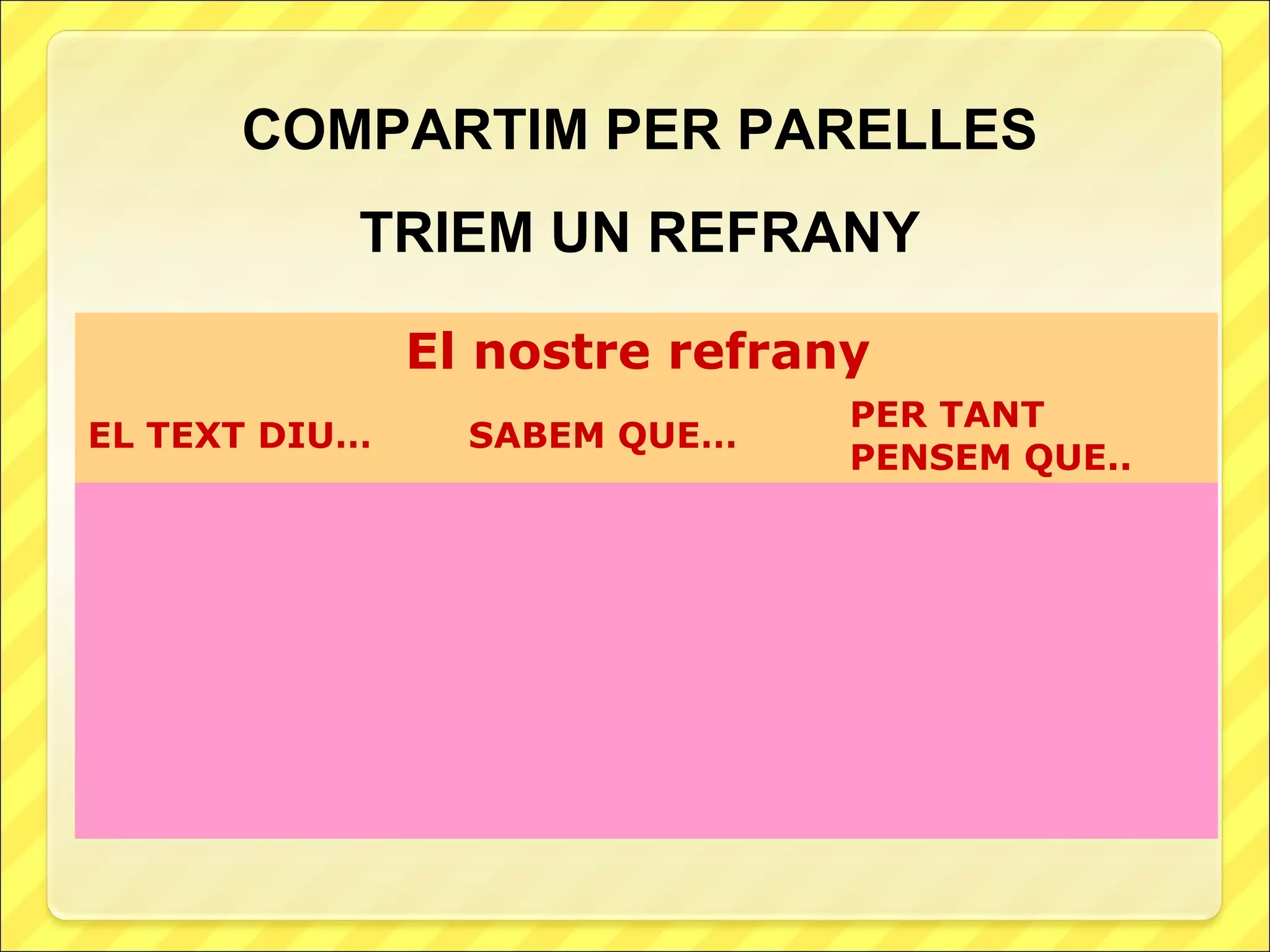 Taller de lectura dites carnestoltes | PPT