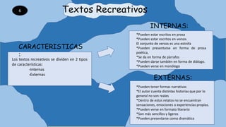 TALLER DE LECTURA Y REDACCION TEXTOS RECREATIVOS ENTRADA 1 (TEXTO).pptx