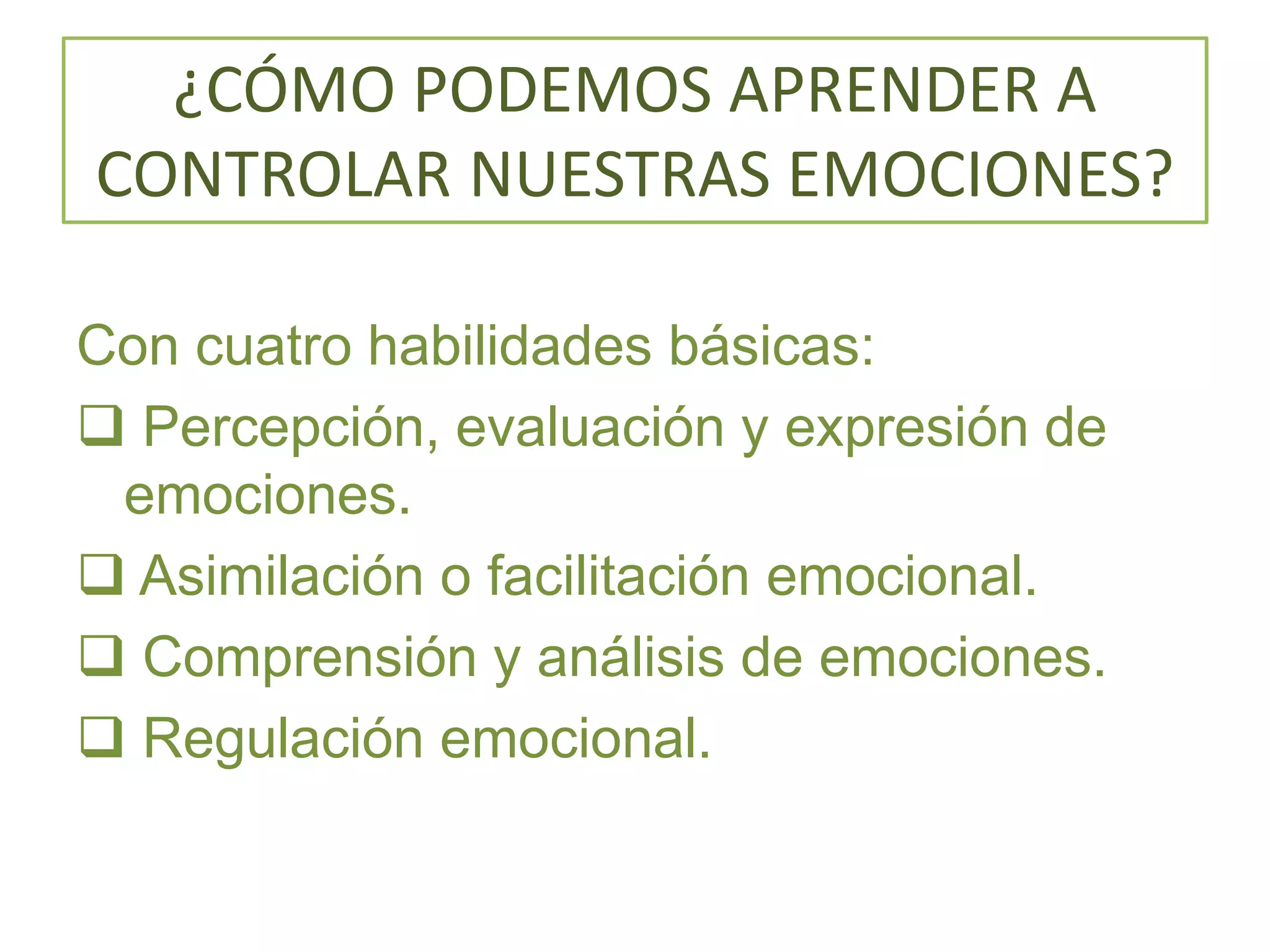 Taller de padres. trabajar la inteligencia emocional en casa | PPTX