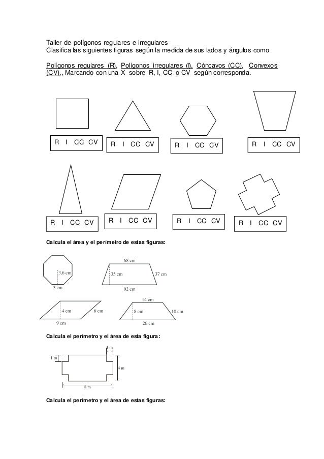 Matemtica 5to Bsico Polgonos Irregulares