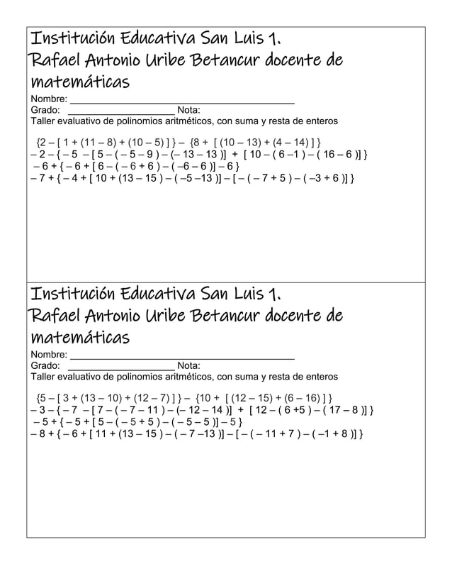 Taller de polinomios aritmeticos con suma y resta.docx