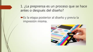 Taller de pre prensa | PPTX