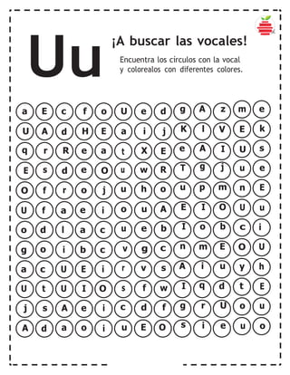 taller de refuerzo vocales. para gradp primero | PDF