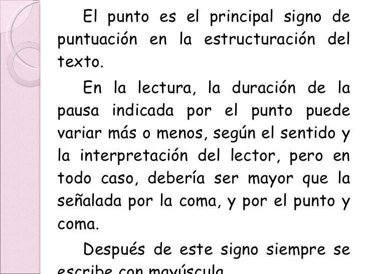 Taller de signos de puntuacion