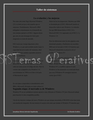 Taller de sistemas | PPT