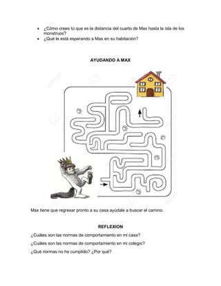 TALLER CUENTO DONDE VIVEN LOS MONSTRUOS | PDF