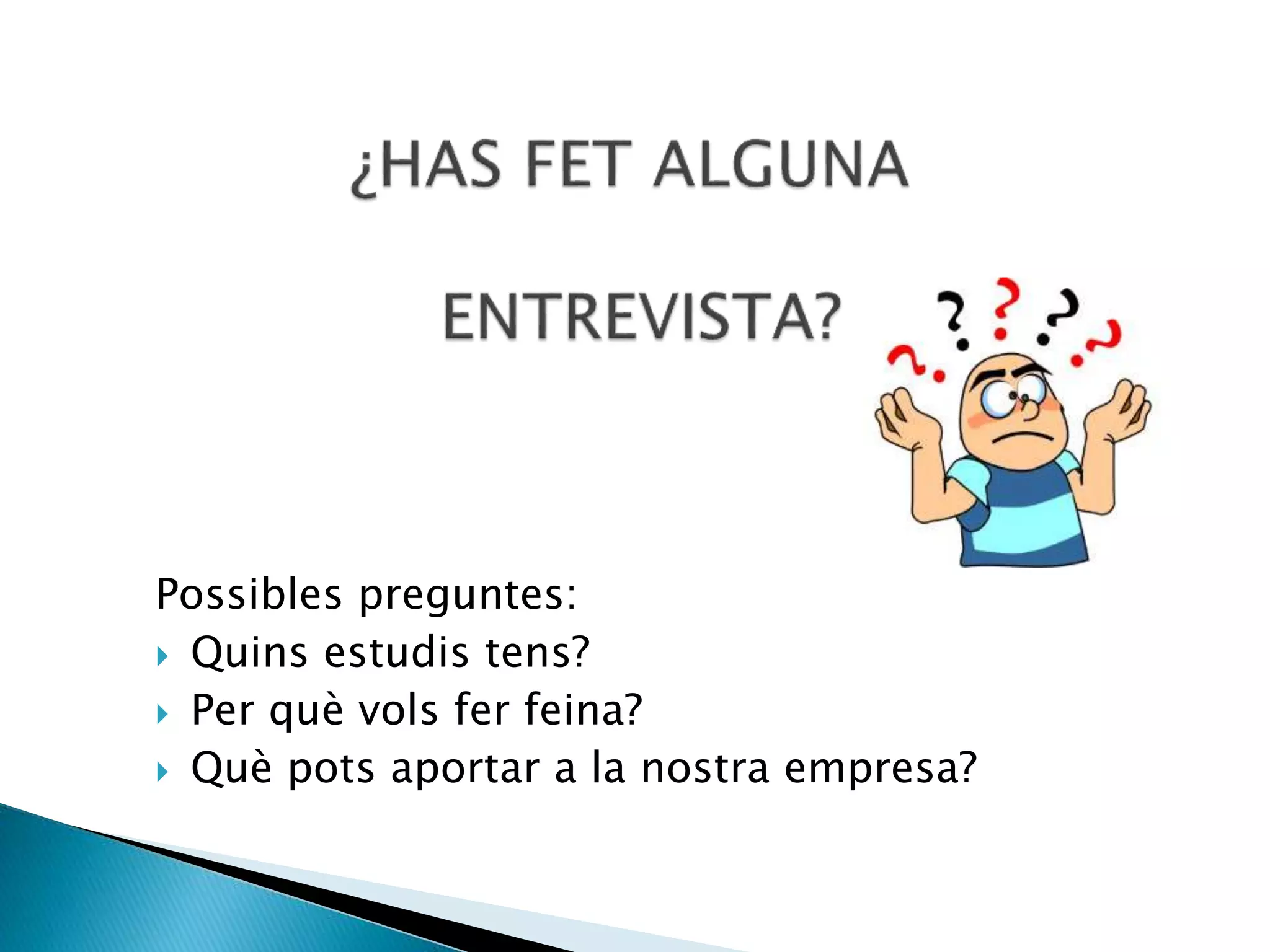 Taller entrevista personal | PPT