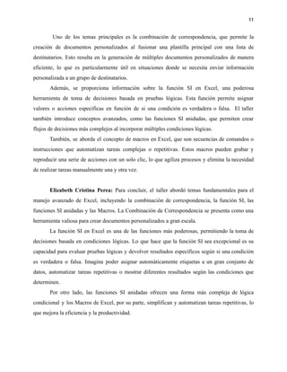 Taller Excel Avanzado 10-2. pdf | PDF