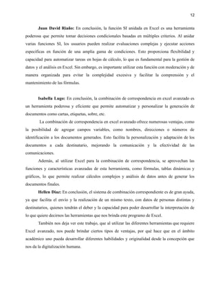 Taller Excel Avanzado 10-2. pdf | PDF