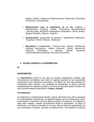 Taller Funcion Respiratoria | DOC