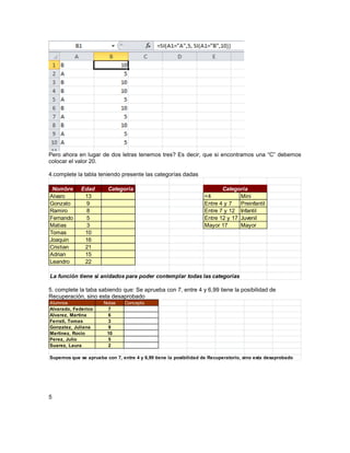 Taller funcion si | DOCX