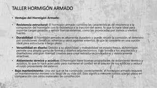 TALLER HORMIGÓN ARMADO, ACERO DE REFUERZO, CONO DE ABRAMS | PPTX