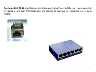 Taller informatica Puertos | PPTX | Computer Peripherals | Computing