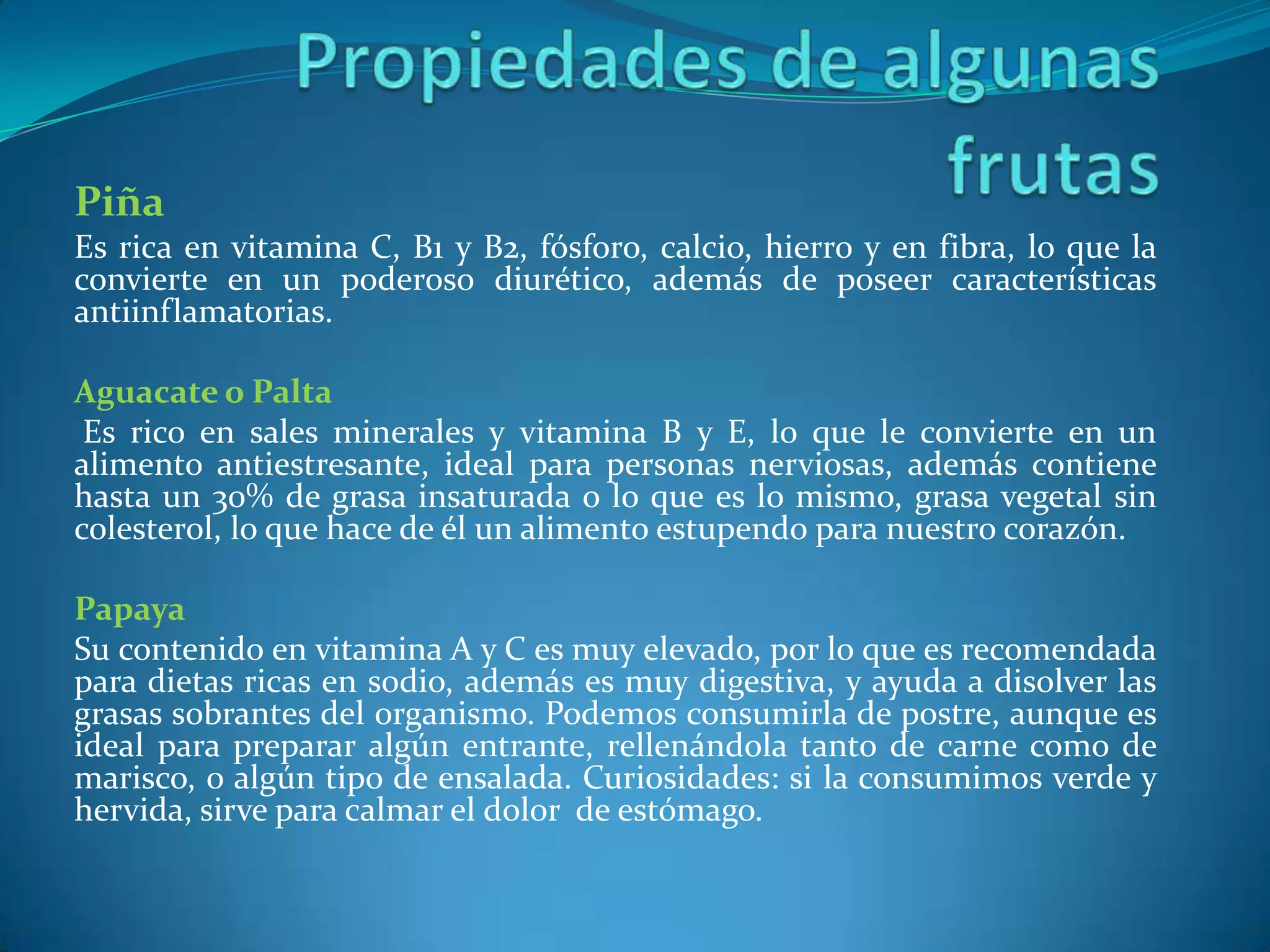 Taller las frutas | PPT