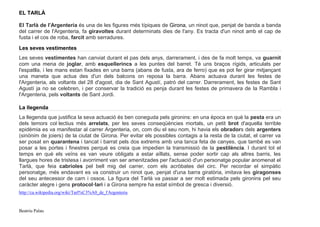 Minilliçó d'inferir paraules.El Tarla | PDF