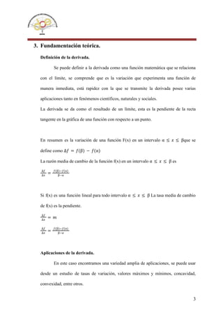Taller n°2 aplicación de la derivada en biotecnología | PDF