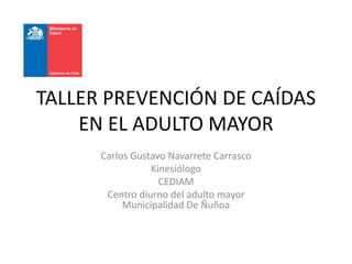 Taller Prevención De Caídas En El Adulto Mayor Pptx