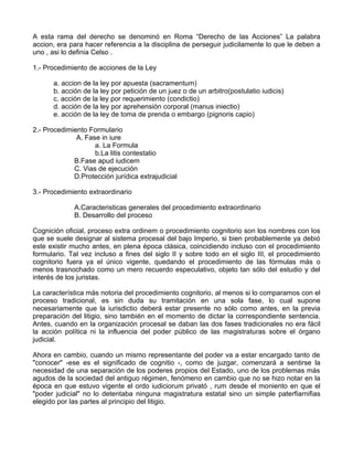 Taller procesal civil romano | DOC