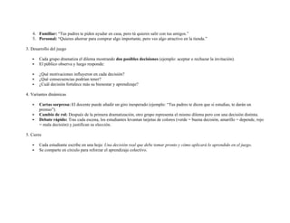 Taller Psicopedagógico para la Toma de Decisiones Conscientes y ...