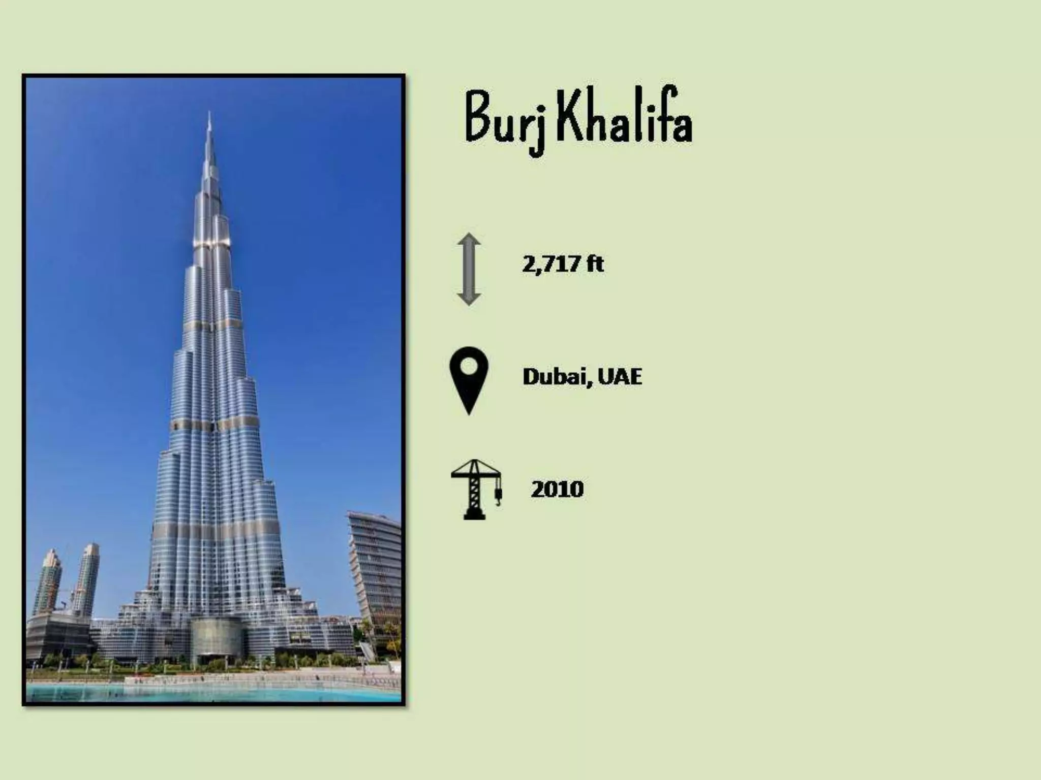 Tallest Buildings In The World | PPTX