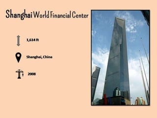 Tallest Buildings In The World | PPTX