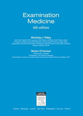 Examination Medicine 6e by Talley & O'Connor | PDF
