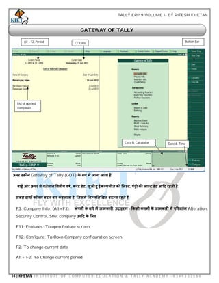 Tally.erp 9 vol i | PDF