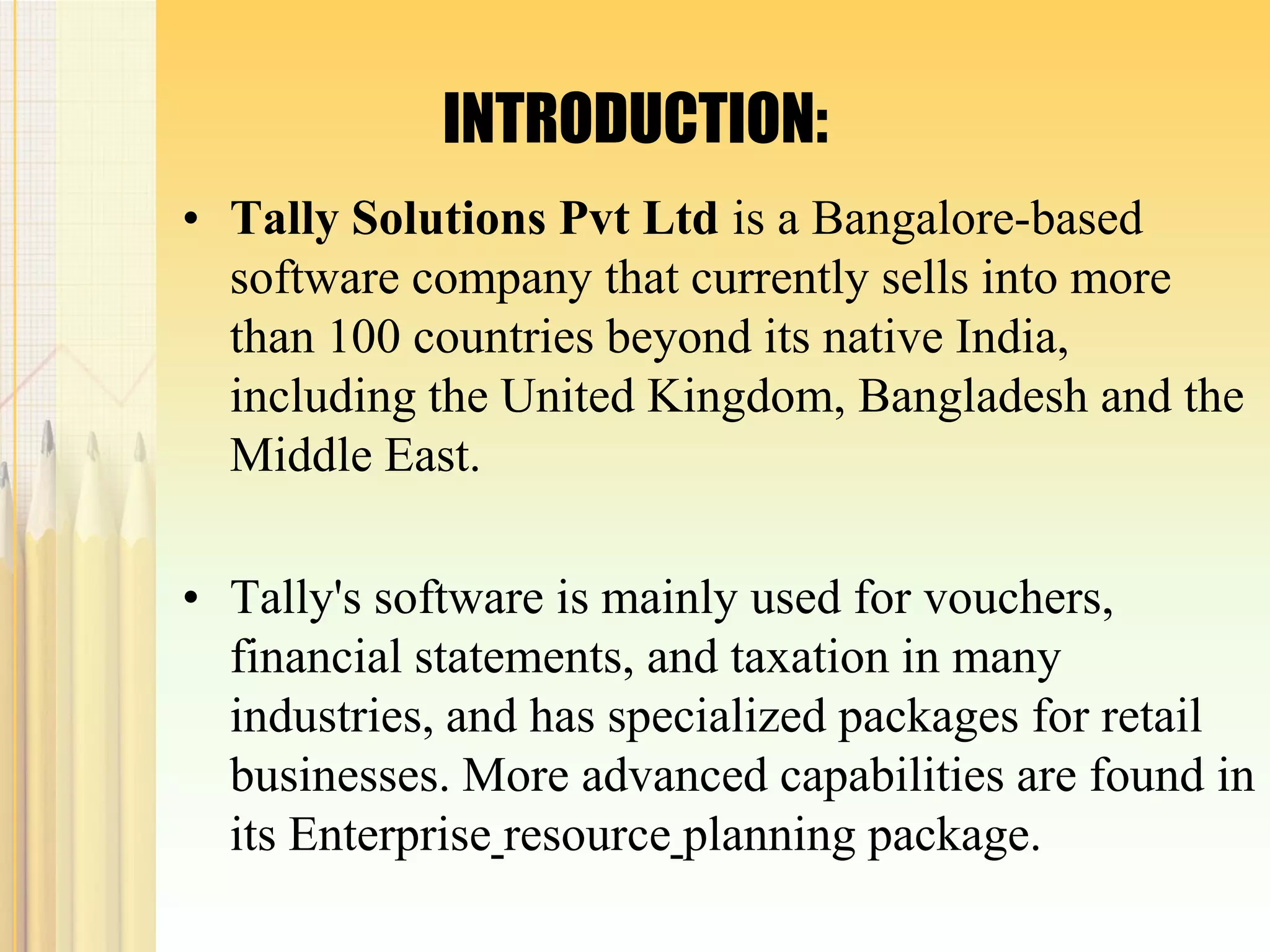 Tally | PPT