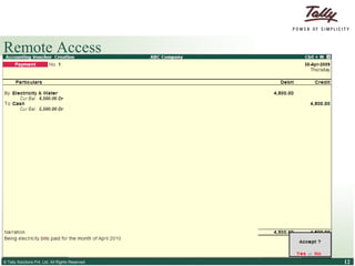 Tally.net remote access_and_sms | PPS