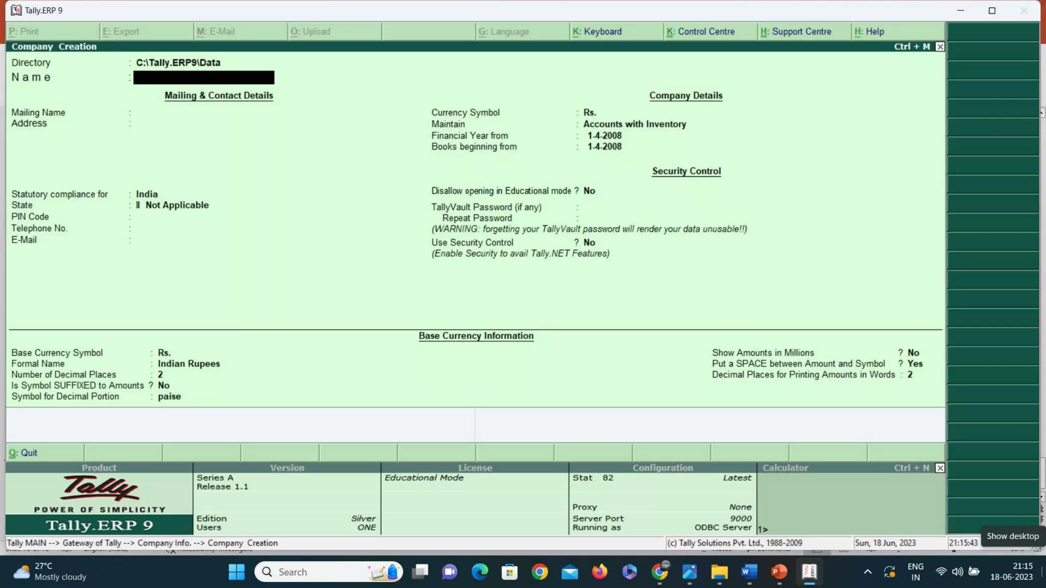 Tally.pptx | Computing | Technology & Computing