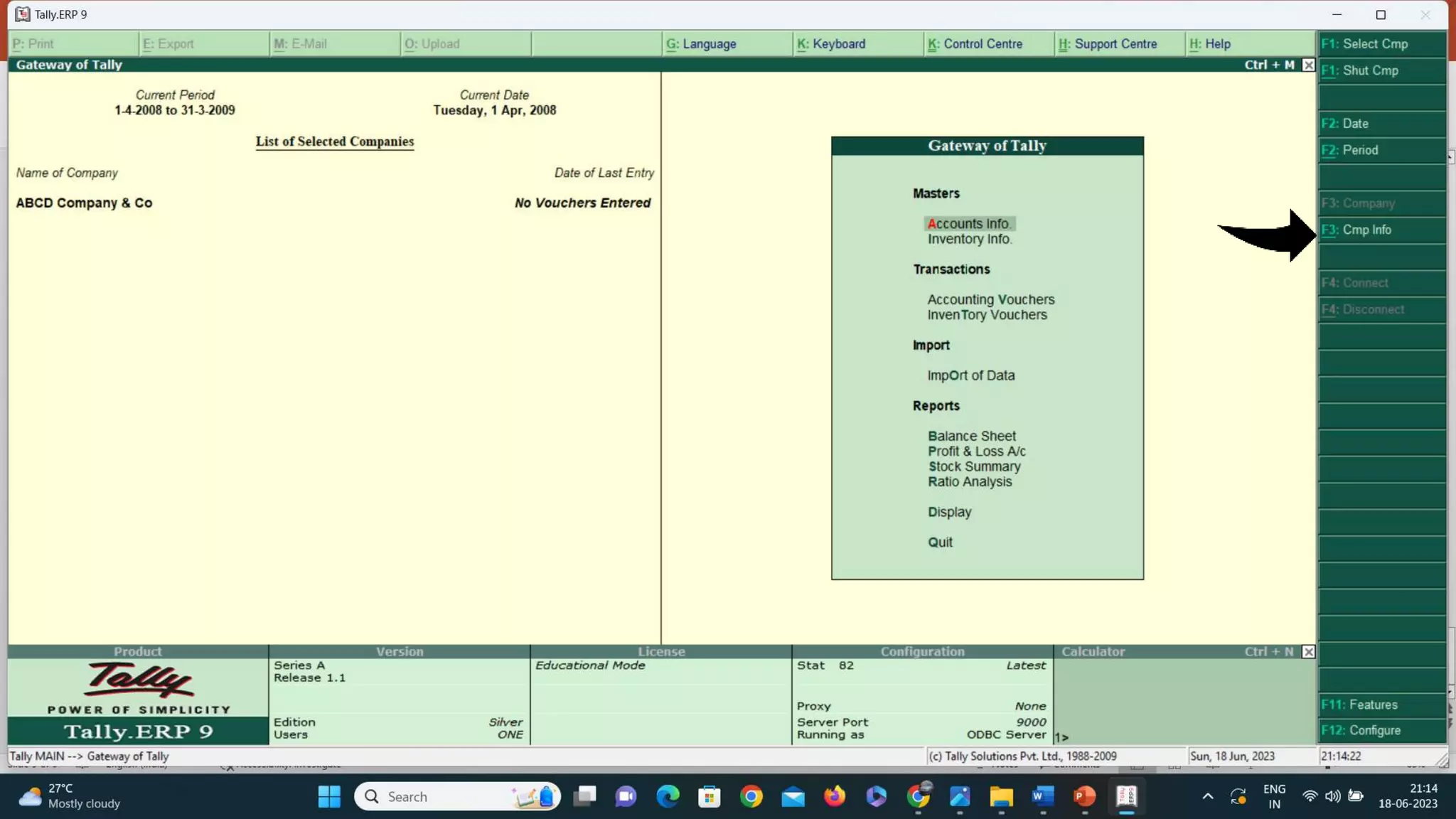 Tally.pptx | Computing | Technology & Computing