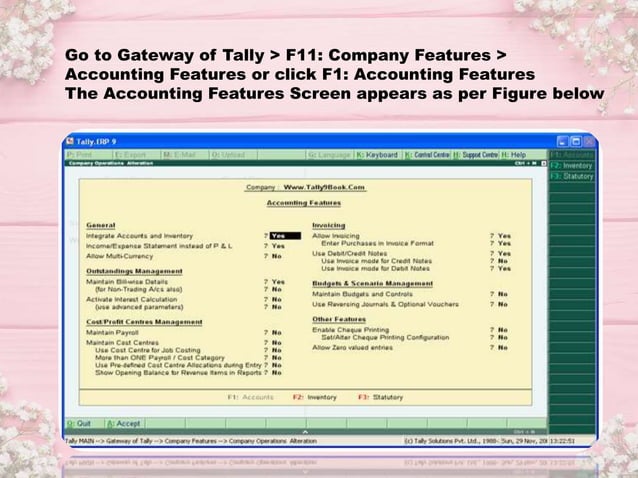 TALLY.pptx for Beginners to study about the basics | PPTX