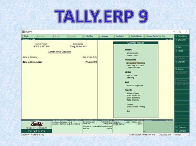 TALLY.pptx for Beginners to study about the basics | PPTX