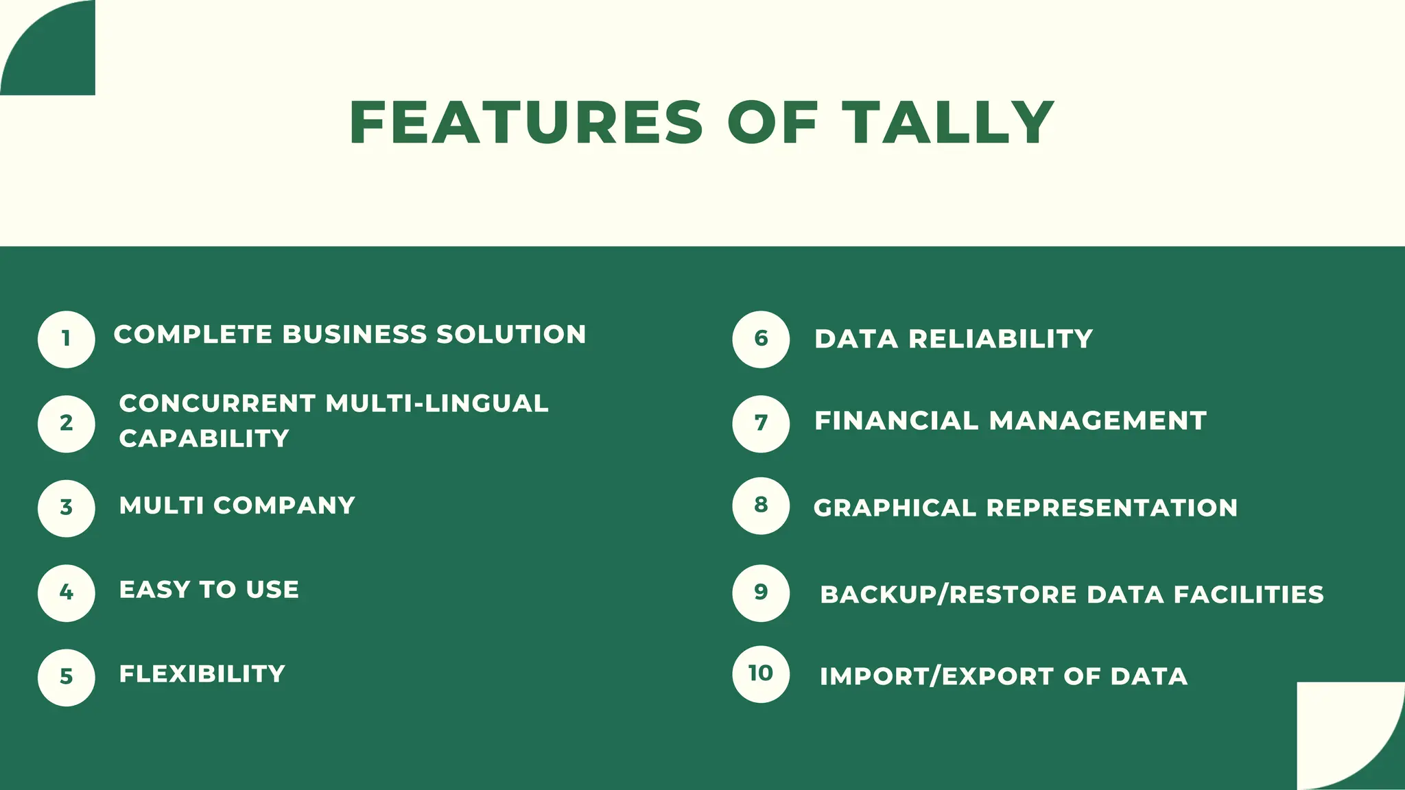 Tally and its advantages, how tally works, disadvantages also | PPTX