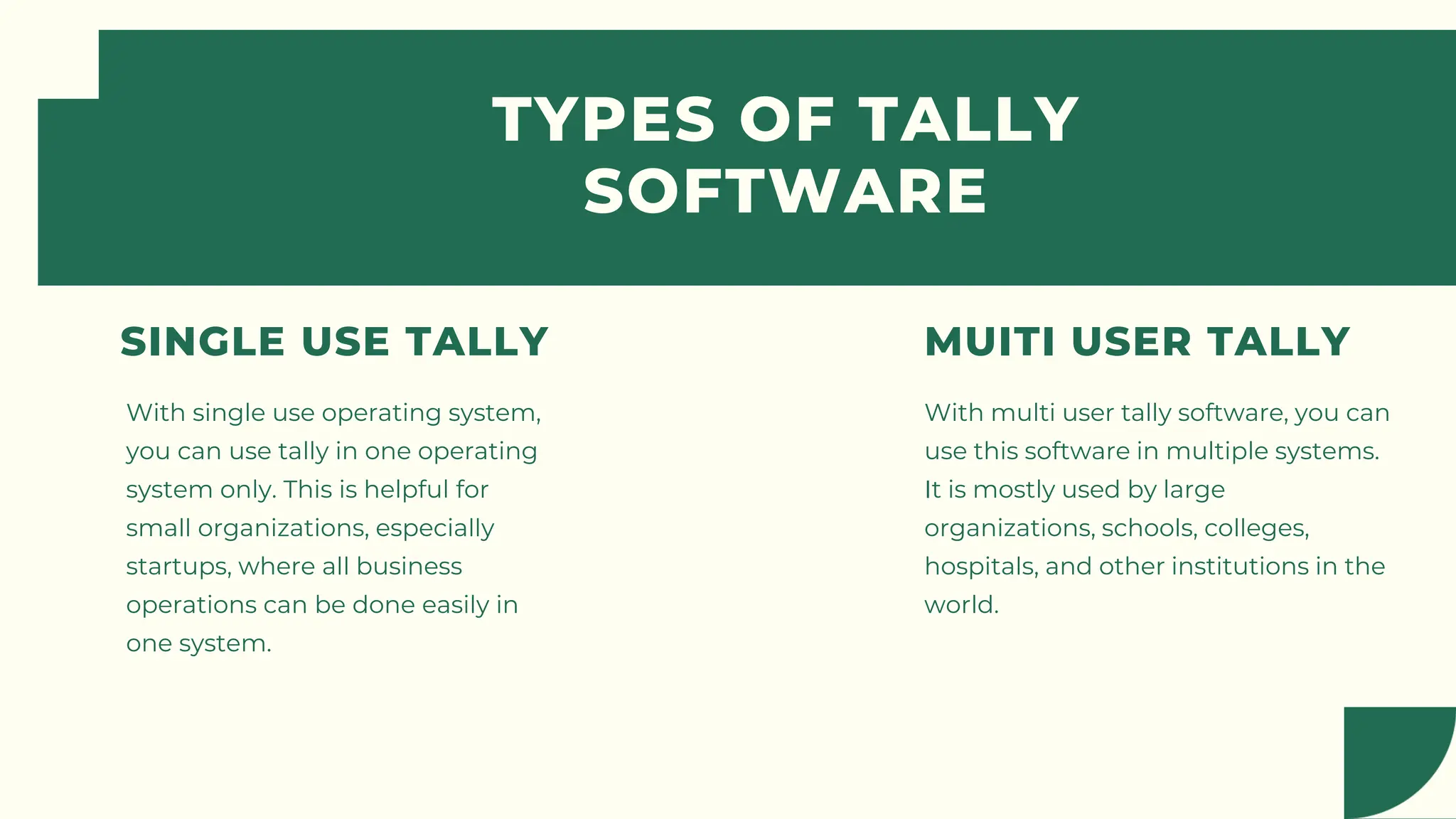 Tally and its advantages, how tally works, disadvantages also | PPTX