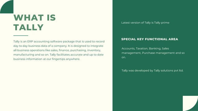 Tally and its advantages, how tally works, disadvantages also | PPTX | Computing | Technology ...