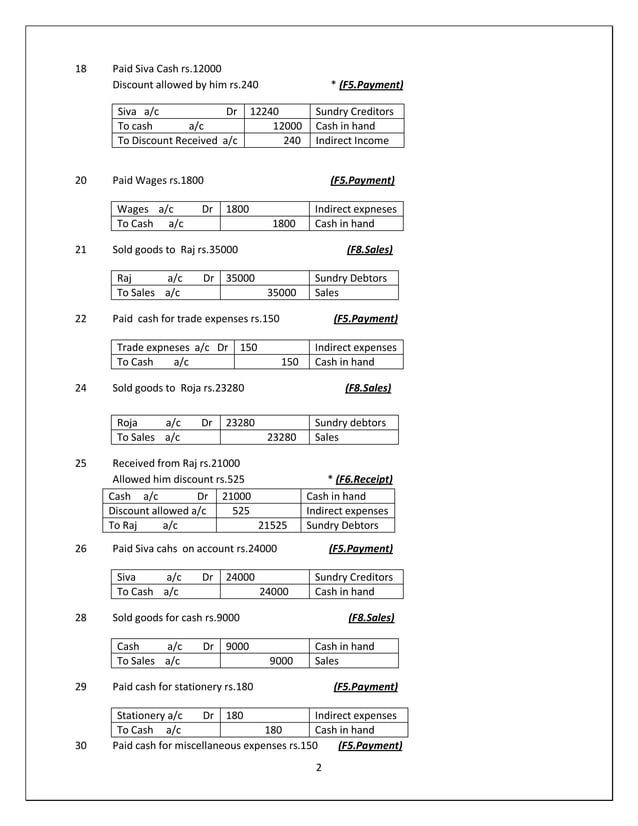 Tally 9-voucher-entry-questions | PDF