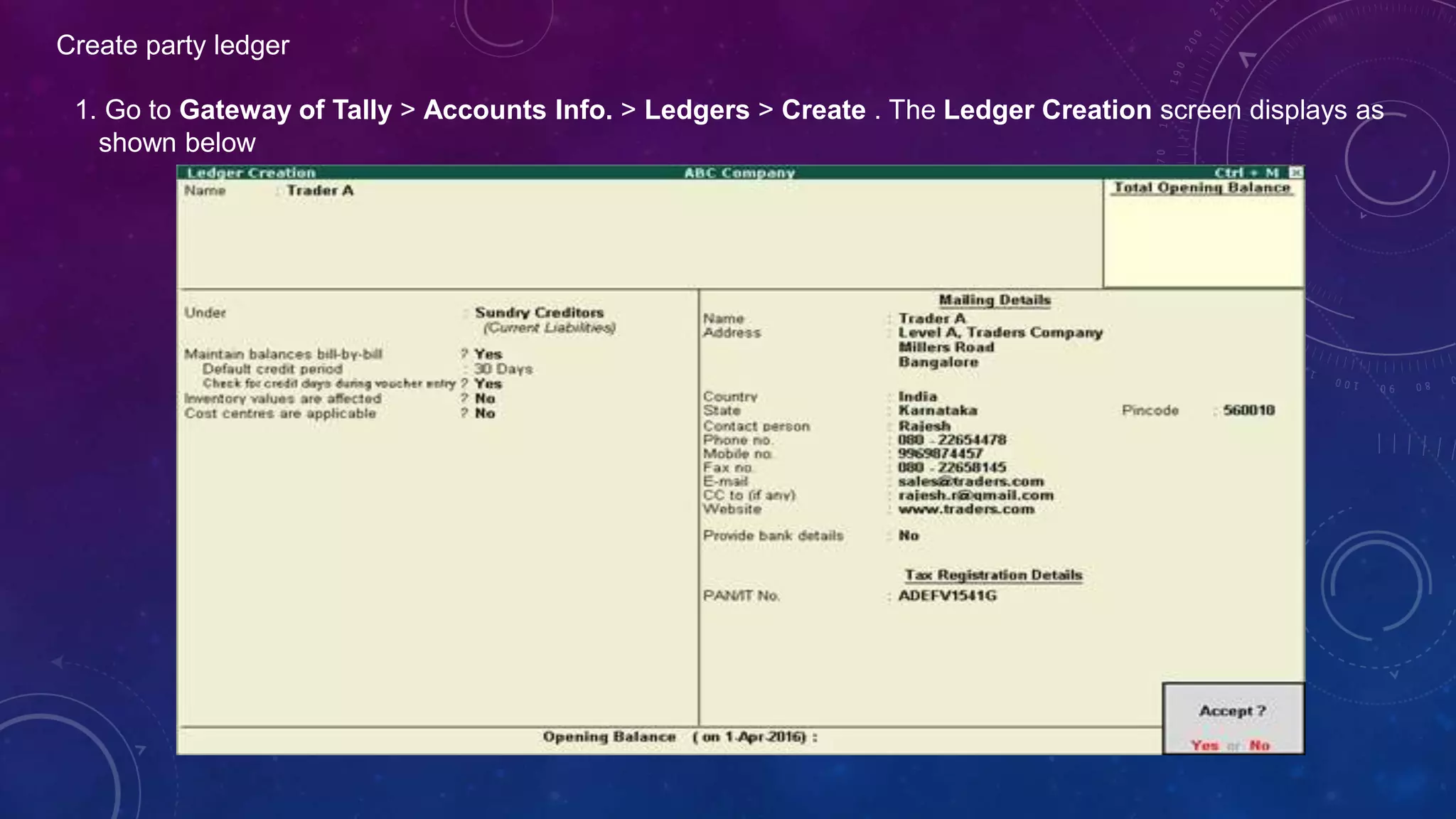 Banking Utilities in Tally Erp.9 | PPTX