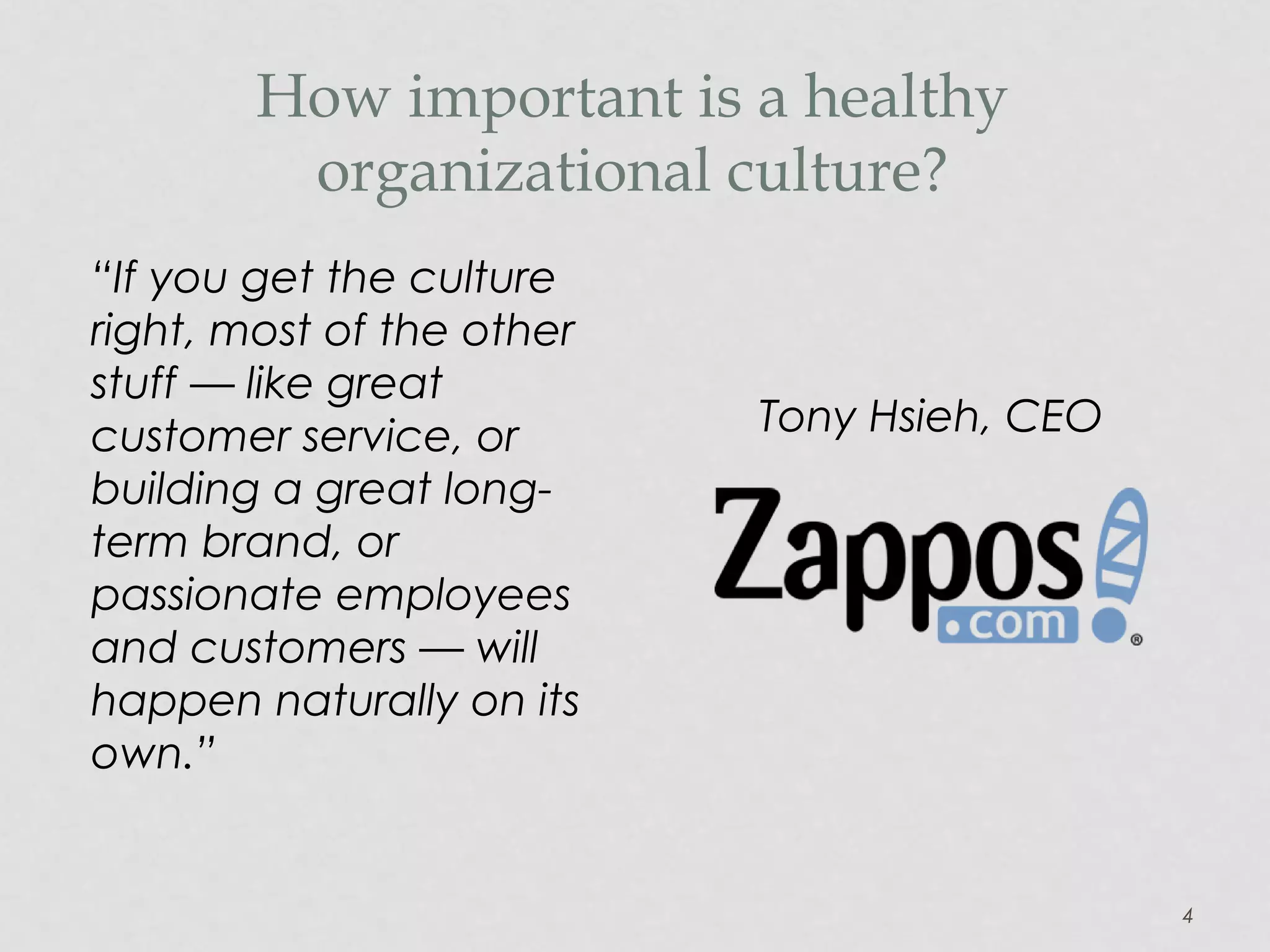 Creating a Vibrant Organizational Culture | PPT